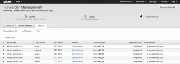 Configure Deployment Client Splunk | Lognalytics